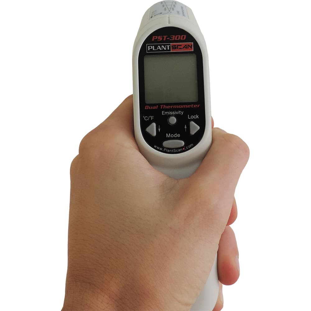 PST-300 Pistol style, dual contact-infrared laser thermometer